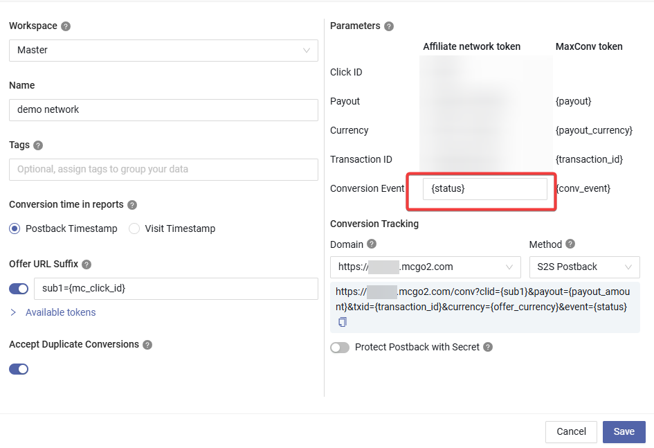 Sales Status Tracking | Maxconv Documentation