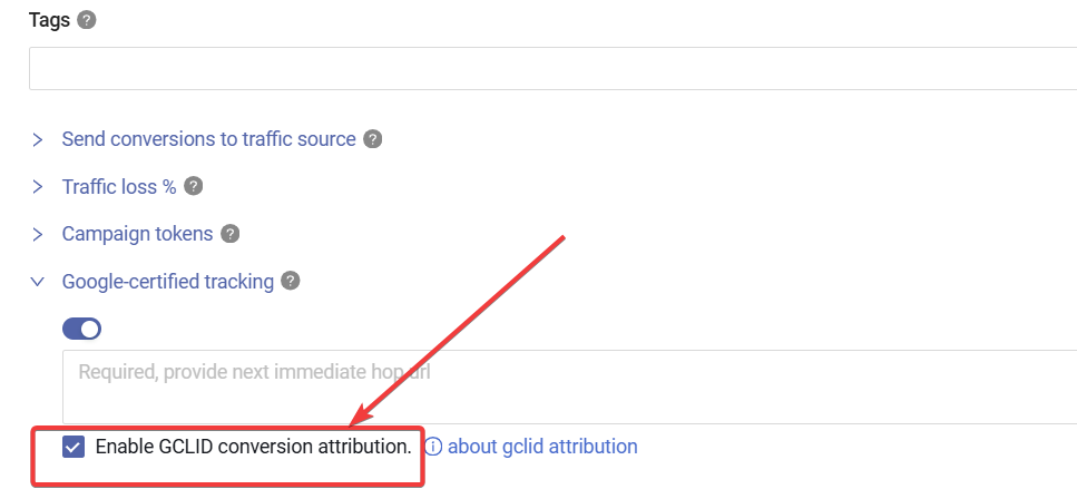 Google Certified Click Tracker | Maxconv Documentation